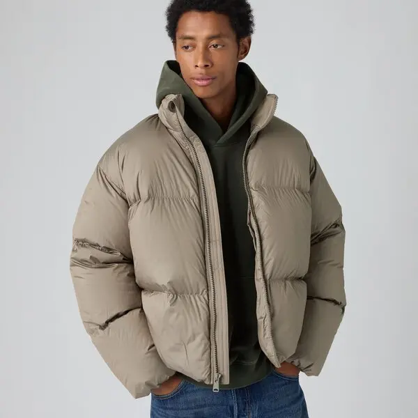 LEVI'S Aurue Short Puffer - Brown