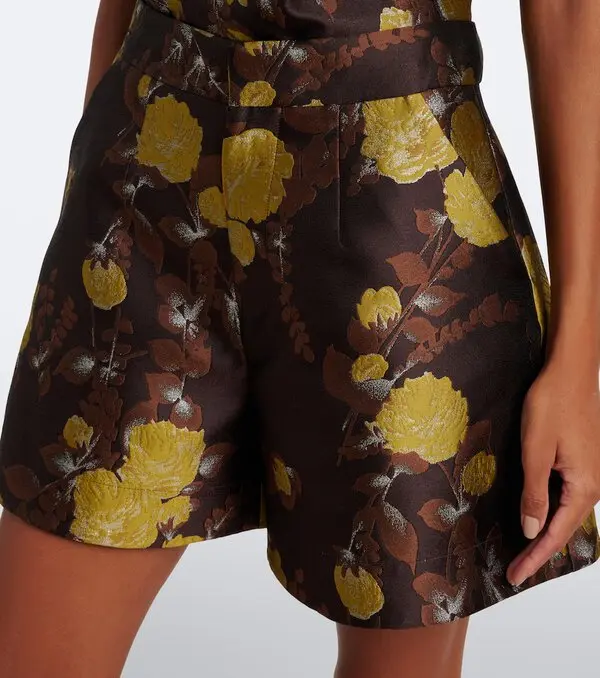 La DoubleJ Devon Floral Jacquard Shorts