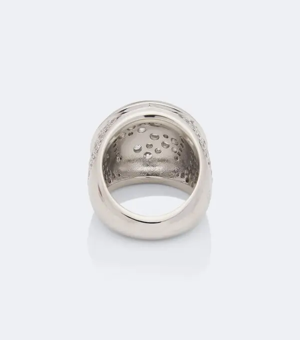 Gucci Interlocking G Embellished Ring
