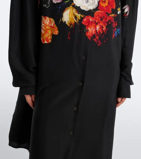 Dries Van Noten Floral Shirt Dress
