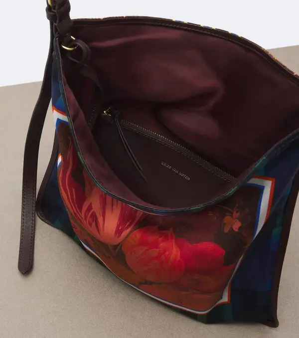 Dries Van Noten Medium Printed Shoulder Bag