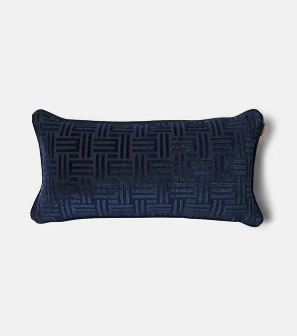 Etro Flag Monogram Corduroy Cushion
