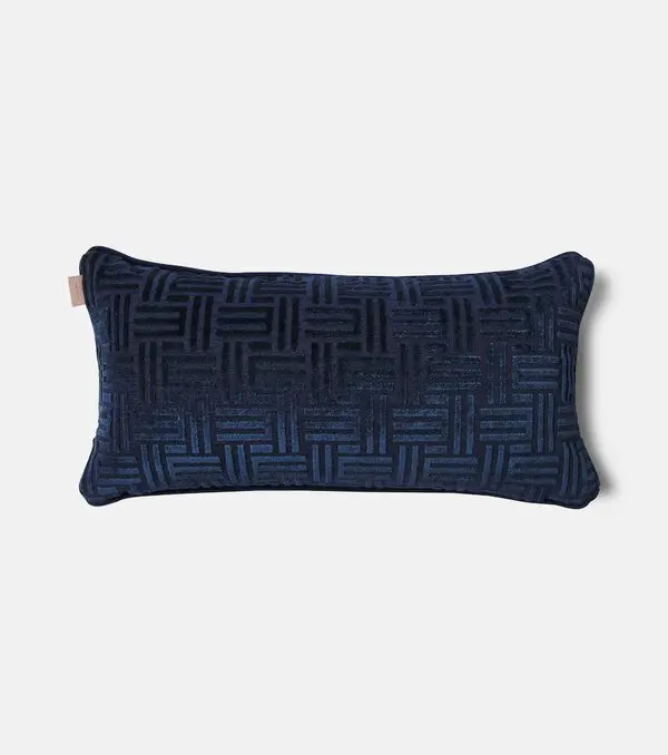 Etro Flag Monogram Corduroy Cushion