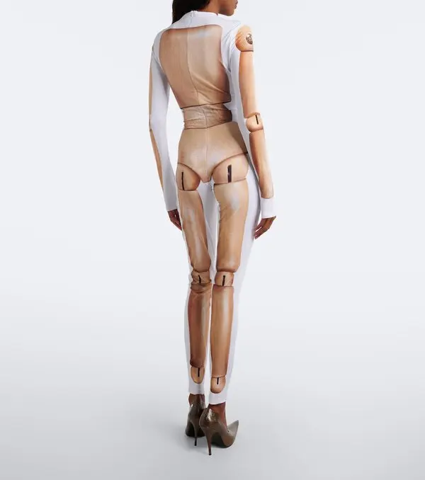 JEAN PAUL GAULTIER Trompe L’oil Jersey Catsuit