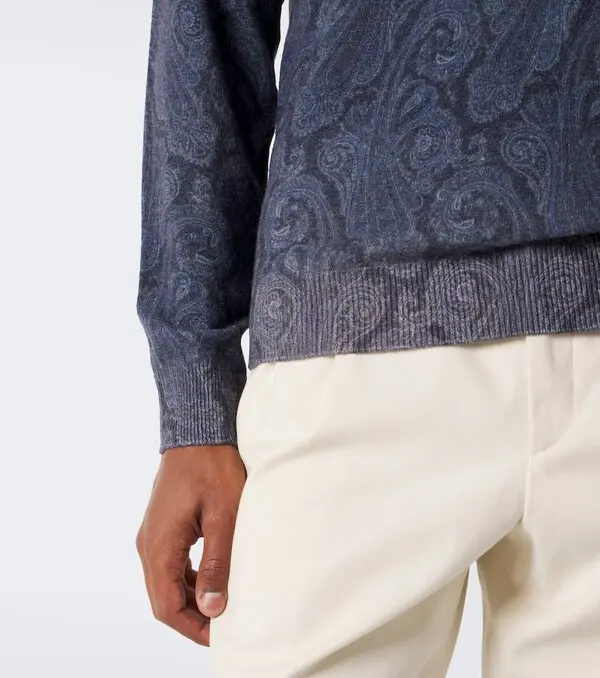 Etro Paisley Wool Sweater
