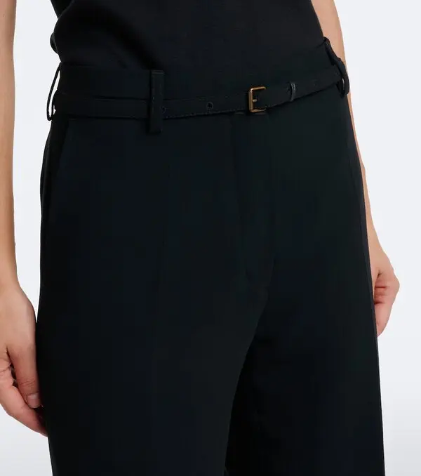 Dries Van Noten Belted Wide-leg Pants