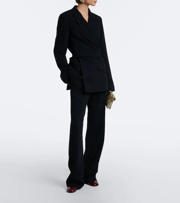 Dries Van Noten Belted Wide-leg Pants