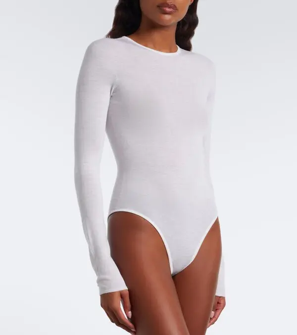 Alaïa Wool Bodysuit - White