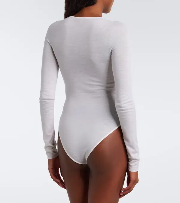 Alaïa Wool Bodysuit - White