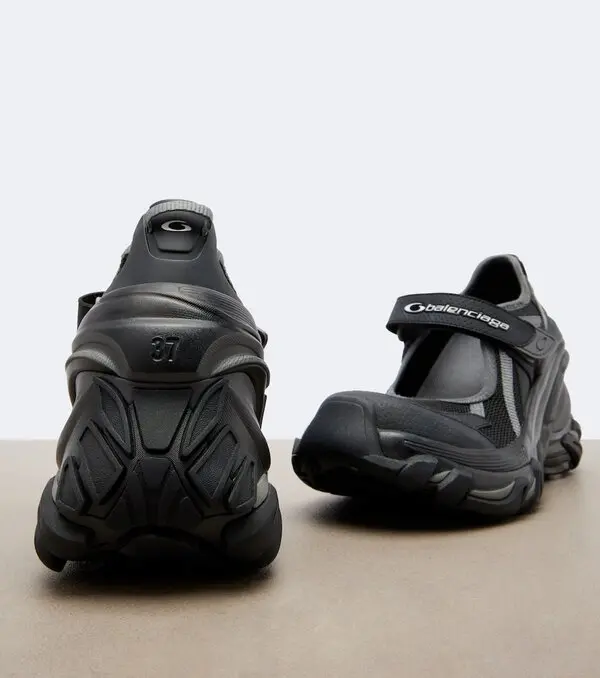 Balenciaga Hydra Wedge Sneakers - Black