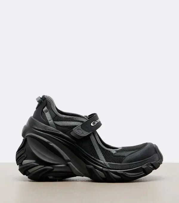 Balenciaga Hydra Wedge Sneakers - Black