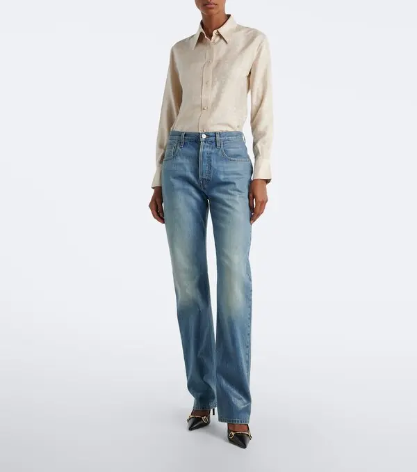 Gucci Faded Straight Jeans