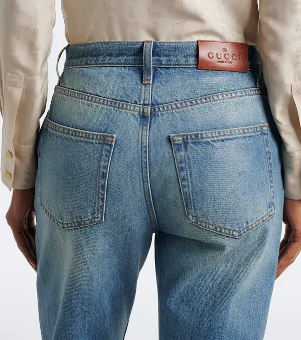 Gucci Faded Straight Jeans