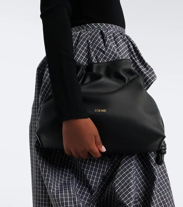 Loewe Flamenco Medium Leather Clutch