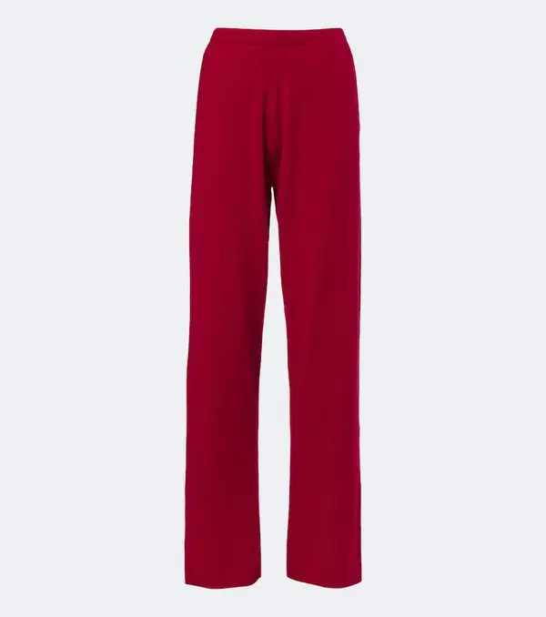Extreme Cashmere N°320 Rush Cashmere-blend Wide-leg Pants