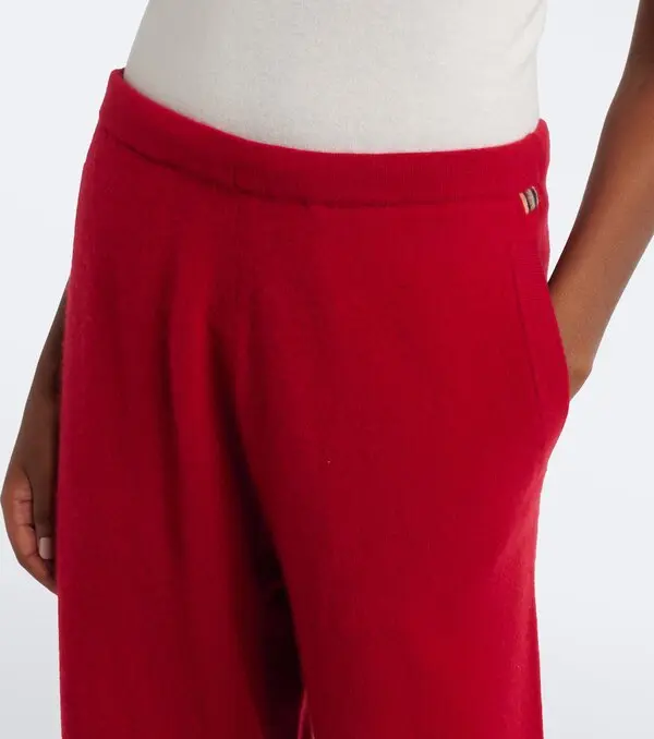 Extreme Cashmere N°320 Rush Cashmere-blend Wide-leg Pants