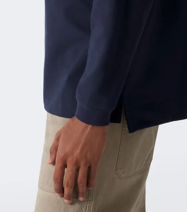 Acne Studios Cotton Jersey Polo Sweater