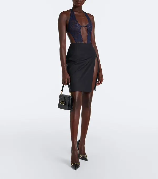 Gucci Wool-blend Miniskirt