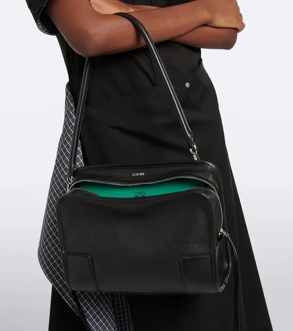 Loewe Amazona 180 Medium Leather Top-handle Bag