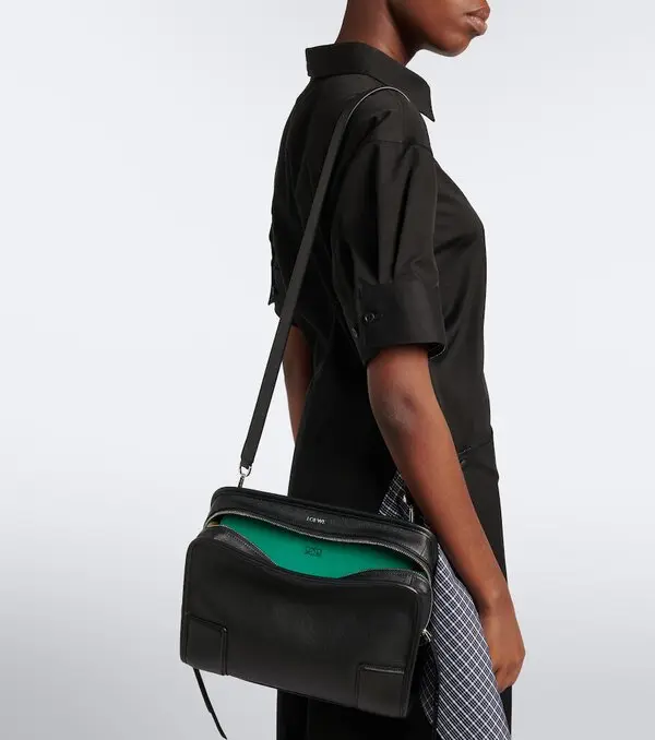 Loewe Amazona 180 Medium Leather Top-handle Bag