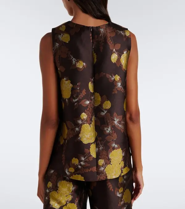 La DoubleJ Devon Floral Jacquard Top
