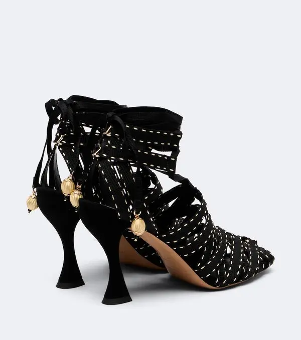 Zimmermann Corsage Canvas Sandals