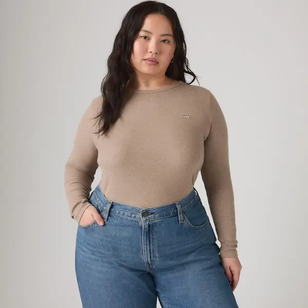 LEVI'S Hayes Long Sleeve Tee - Brown