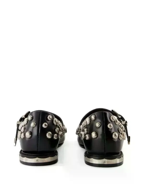 Toga Stud-embellished Ballet Flats