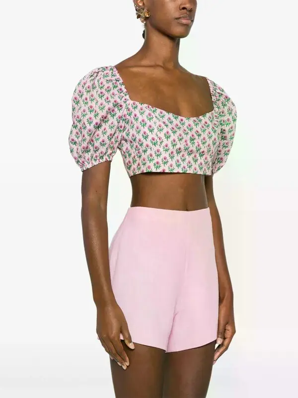 MC2 SAINT BARTH Delia Cropped Blouse