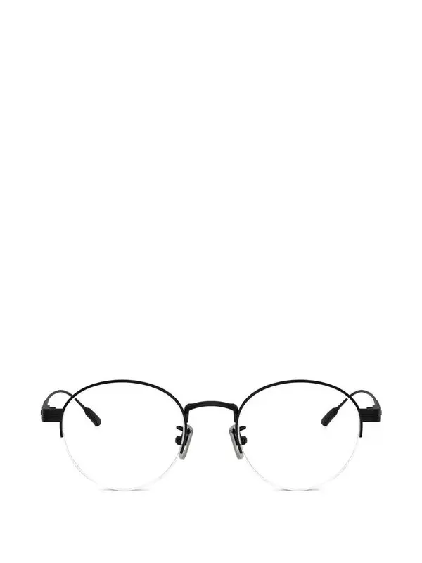 Moncler Round Titanium Glasses