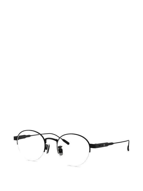Moncler Round Titanium Glasses