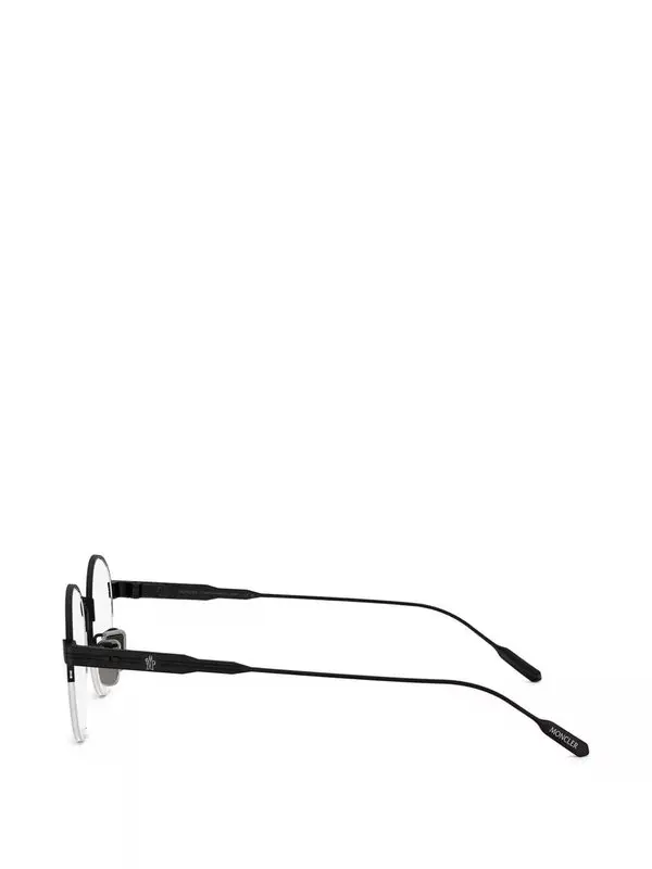 Moncler Round Titanium Glasses
