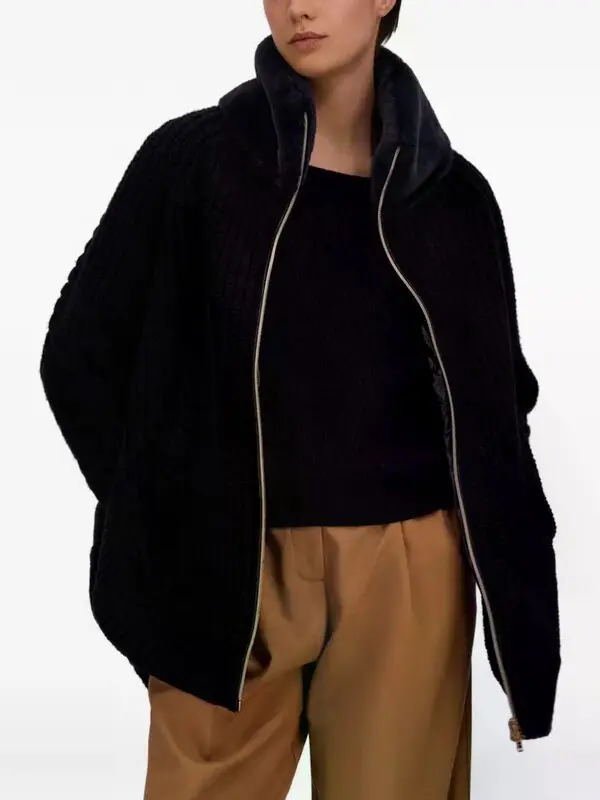 Herno Corncob-stitch Boat-neck Sweater