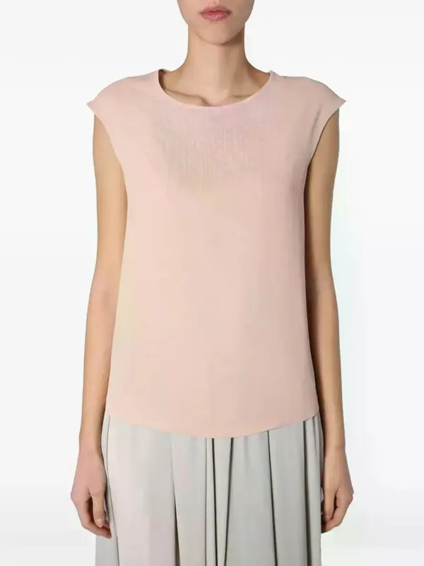 Fabiana Filippi Round-neck Sleveless Top