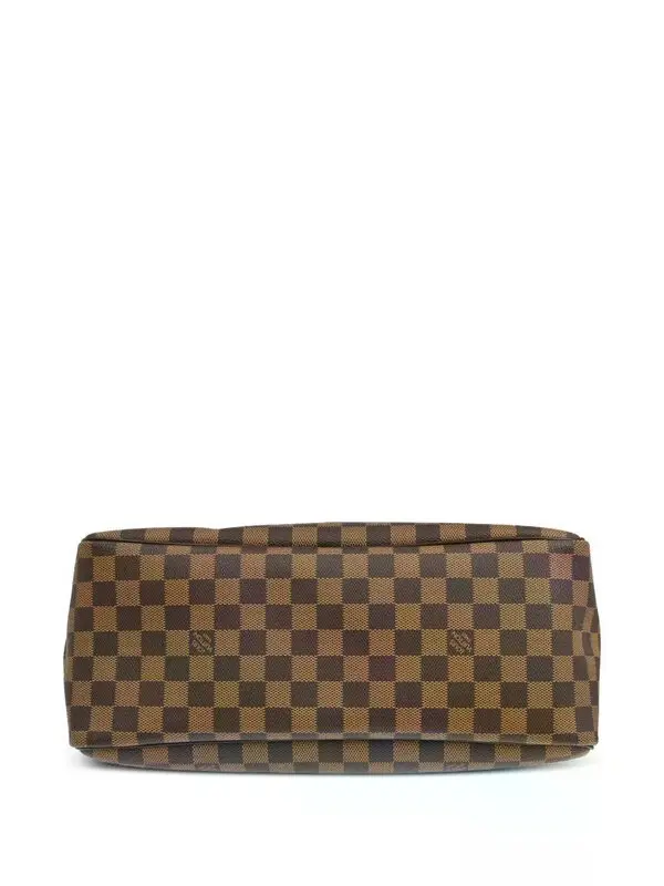 LOUIS VUITTON 2002 Damier Ebene Deauville Satchel Bag