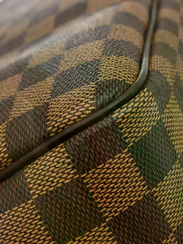 LOUIS VUITTON 2002 Damier Ebene Deauville Satchel Bag