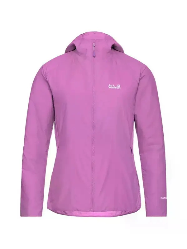 JACK WOLFSKIN Hooded Zip-up Trail Jacket - Pink