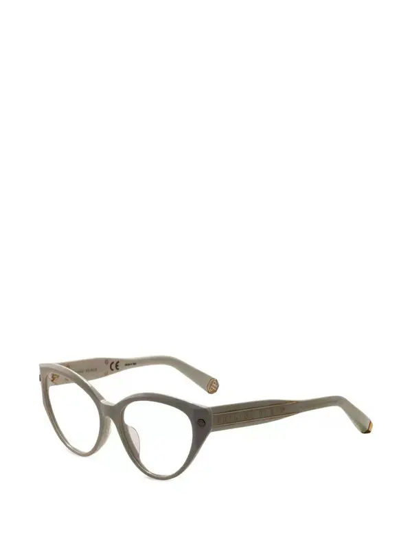 Philipp Plein Cat-eye Glasses - Grey