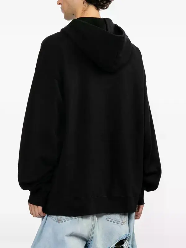Mihara Yasuhiro Graphic-print Drawstring Hoodie