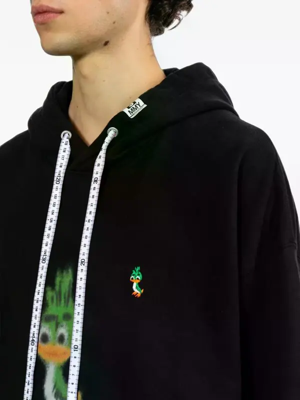 Mihara Yasuhiro Graphic-print Drawstring Hoodie