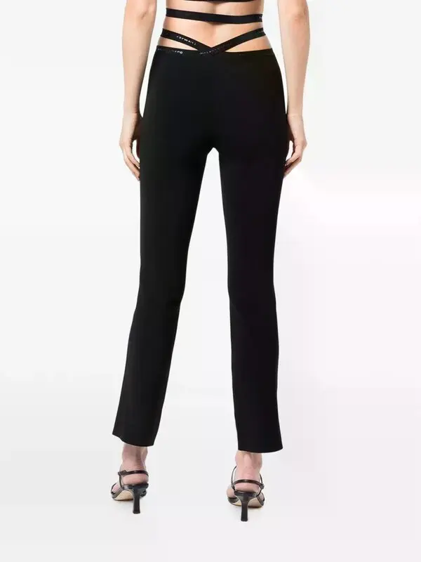 Alexander Wang Criss-cross Waist Leggings