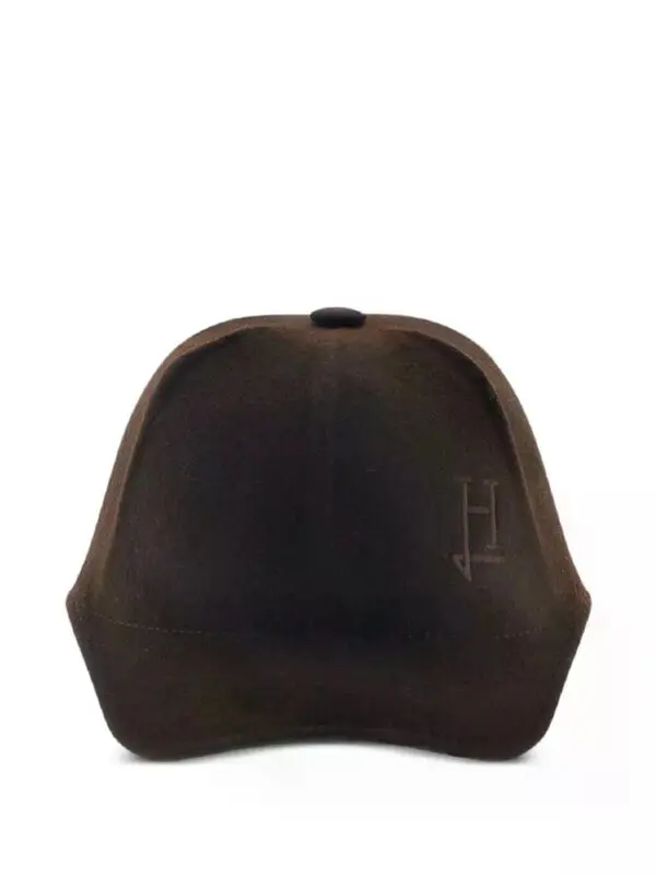 Herno Logo-embroidered Wool Baseball Cap