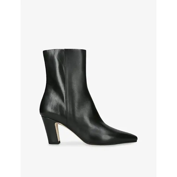 AeydĒ Maris 75 Leather Heeled Ankle Boots