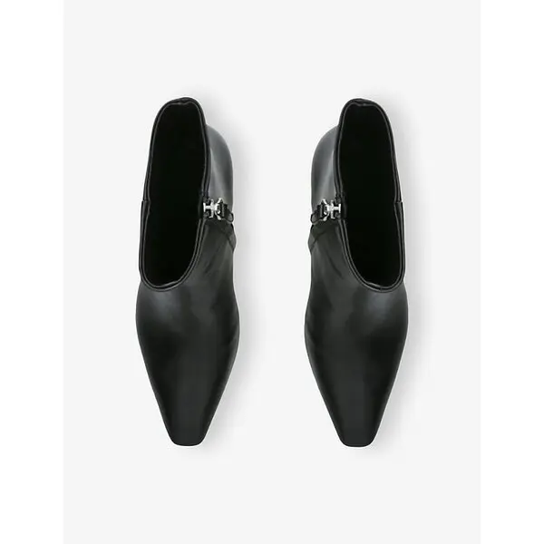 AeydĒ Maris 75 Leather Heeled Ankle Boots