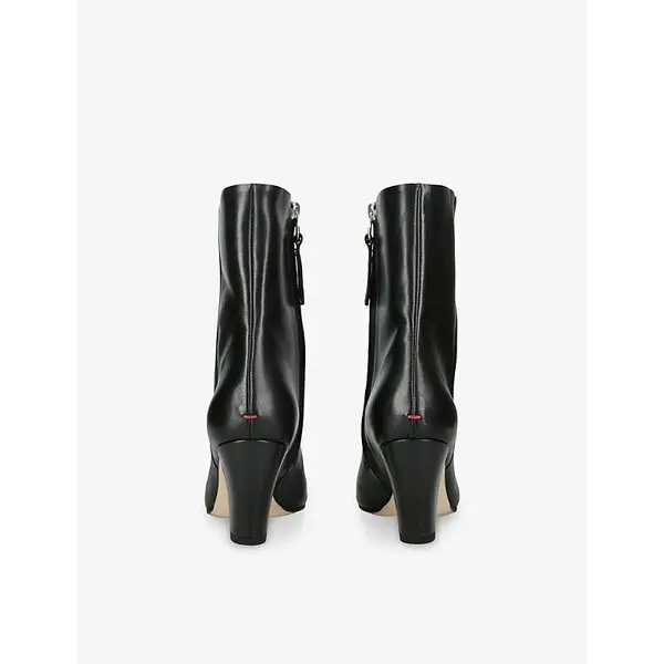 AeydĒ Maris 75 Leather Heeled Ankle Boots