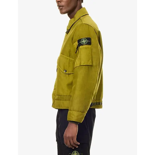 Stone Island Dense Oxford Coated-nylon Jacket