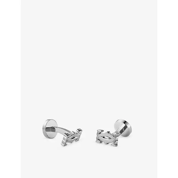 Cartier Double C De Sterling- Cufflinks