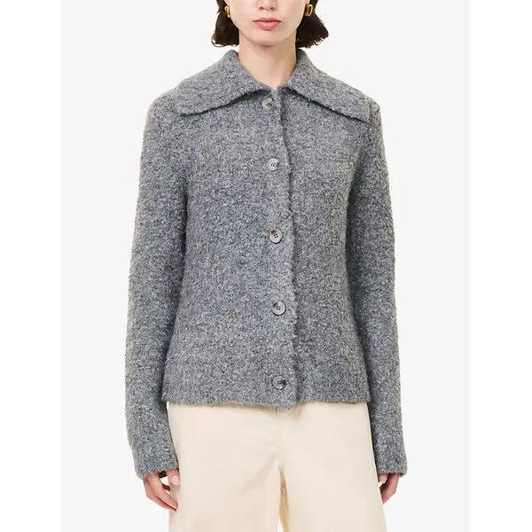 4TH & RECKLESS Carson Collared Knitted Cardigan