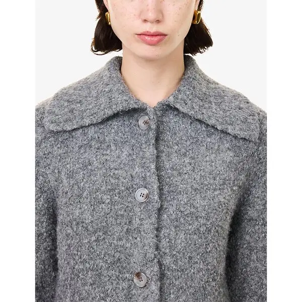 4TH & RECKLESS Carson Collared Knitted Cardigan