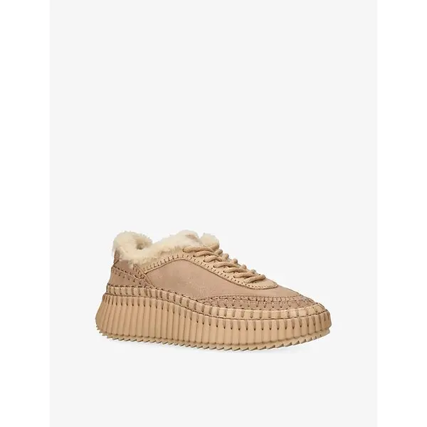 Chloé Nama Runner Leather Trainers